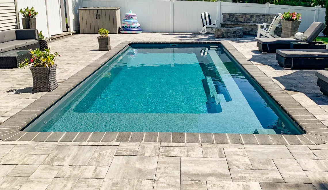Leisure Pools The Reflection™ with Splash Deck | Swimming Pools | St ...